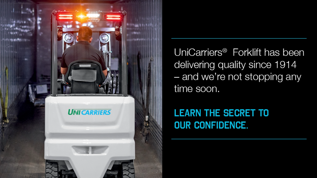UniCarriers Forklifts: Reliability for the Long Haul